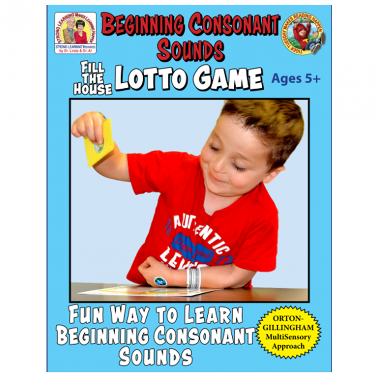 Phonics Beginning Consonant Sounds Lotto Game L600AD