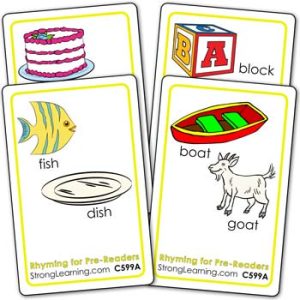 Rhyming for Pre-Readers SuperDeck Card Game C599A – Strong Learning Store