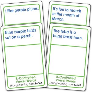 R-Controlled Vowel-Words Fluency SuperDeck Card Game F604A