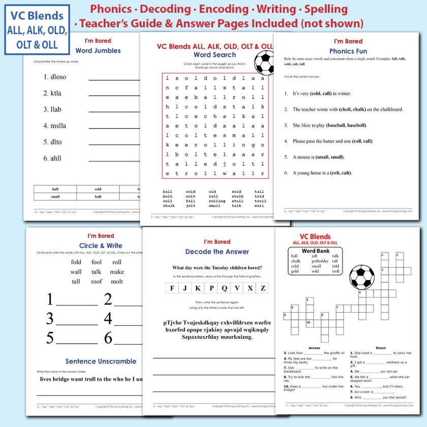 VC BLENDS all alk old olt & oll – Practice Pack – T124