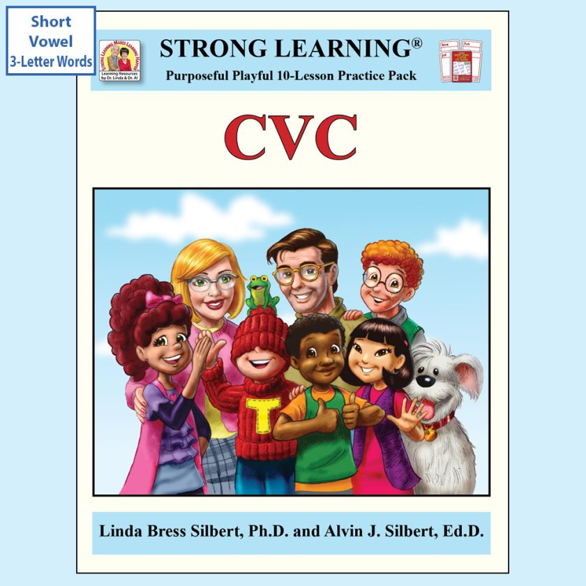 SHORT VOWEL 3-LETTER CVC WORDS – Practice Pack – T601A – Strong ...