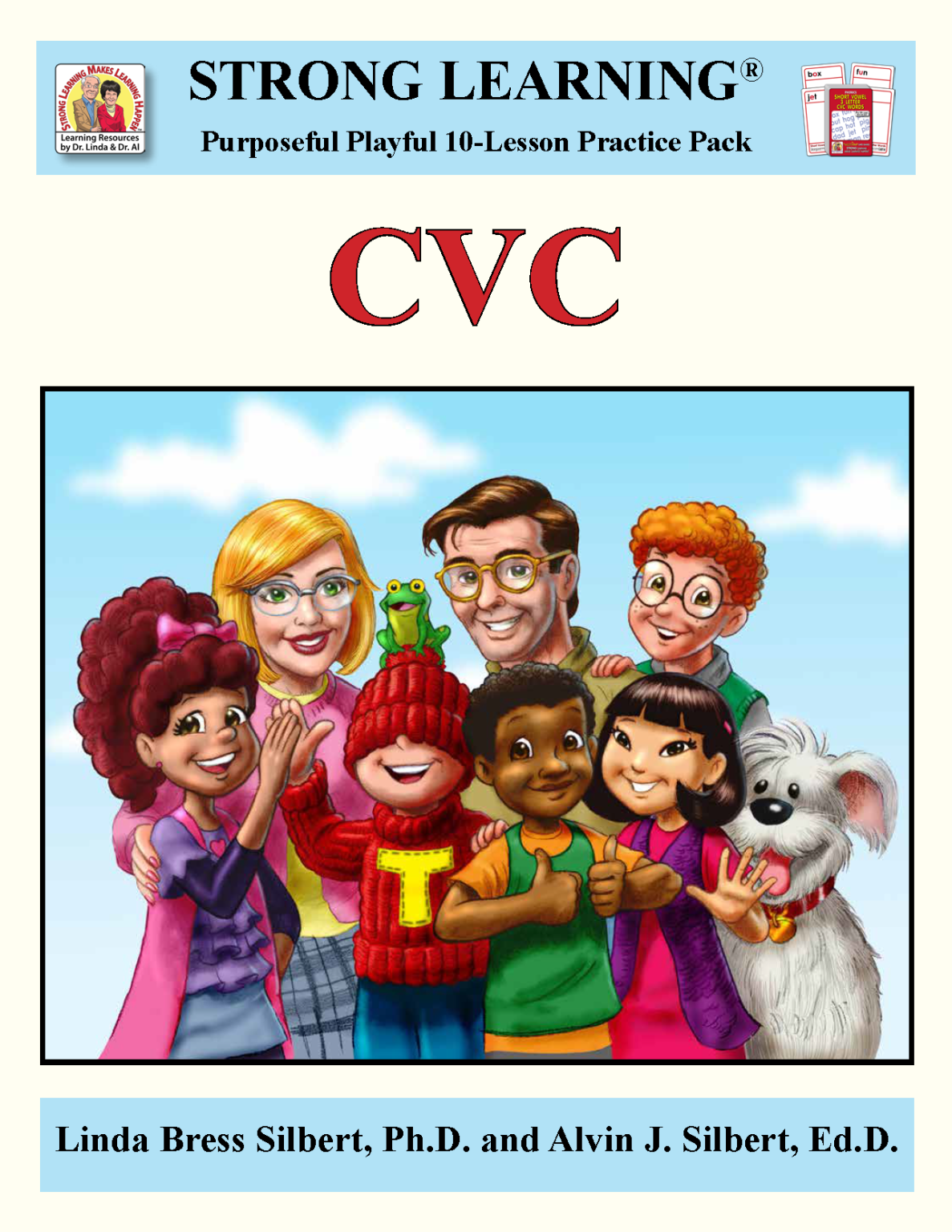 SHORT VOWEL 3-LETTER CVC WORDS – Practice Pack – T601A